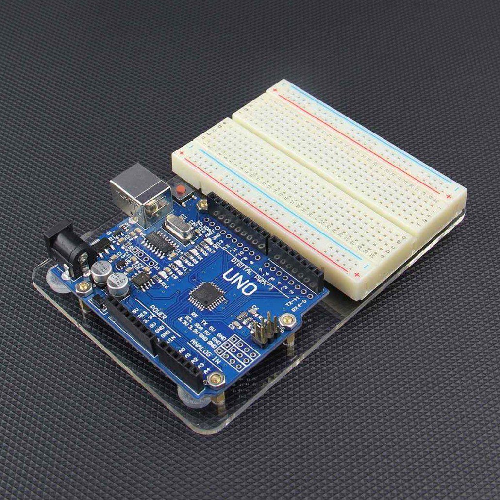 Transparentní Akrylátová Experimentální Deska pro Arduino UNO R3 ...